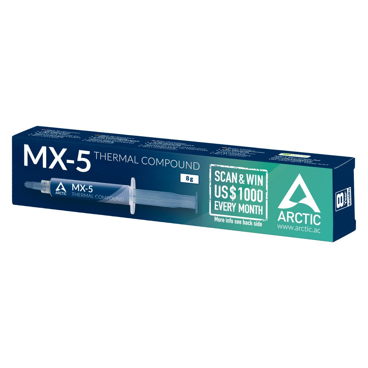 Informationen zur ARCTIC MX-5 Wärmeleitpaste – DataHolic