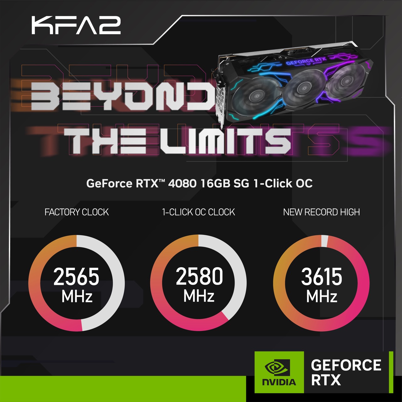 Neuer Overclocking Weltrekord für die KFA2 GeForce RTX 4080 16GB SG ...